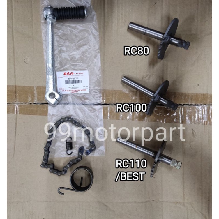 SUZUKI RC80 RC100 RC110 BEST STARTING PEDAL Batang Engko/Kick Starter ...