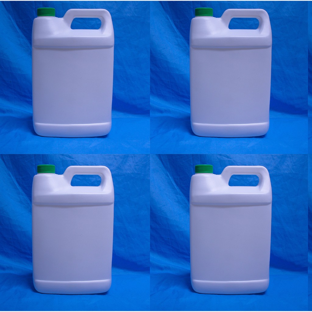 A0106 Opaque Square 4 Liter Slim Type Gallon Container for Liquid with ...