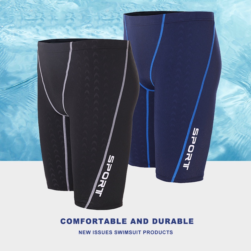 Durable Training Competition Swimwear Men Athletic Swimsuit Quick Dry ...