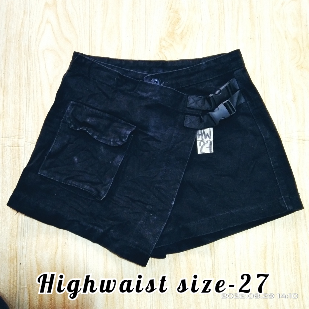 SKORT HIGHWAIST/PALDA SHORT DENIM | Shopee Philippines