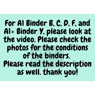 A1 Poster Binder / SM Poster Binder / A1+ Poster Binder / Kpop Poster ...