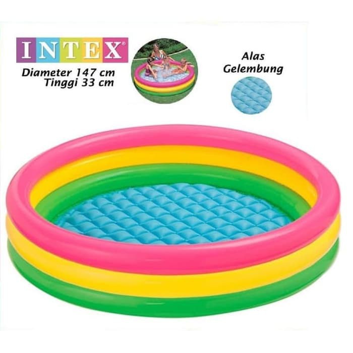 Intex Children's Swimming Pool Ball Bathroom Pool 147 x 33 cm | Shopee ...