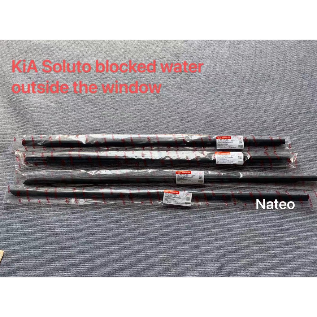 4-Door set Water-retaining rubber strip outside the window For KIA ...