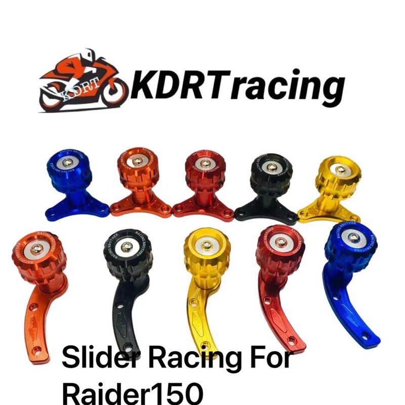Slider Racing For Raider150 BLACK BLUE RED ORANGE GOLD | Shopee Philippines