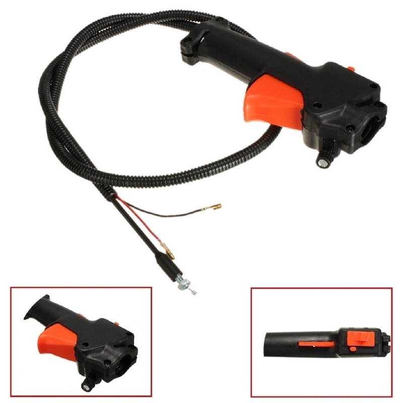 Handle Switch Throttle Trigger Cable for 2-Stroke 4-Stroke Gasoline ...