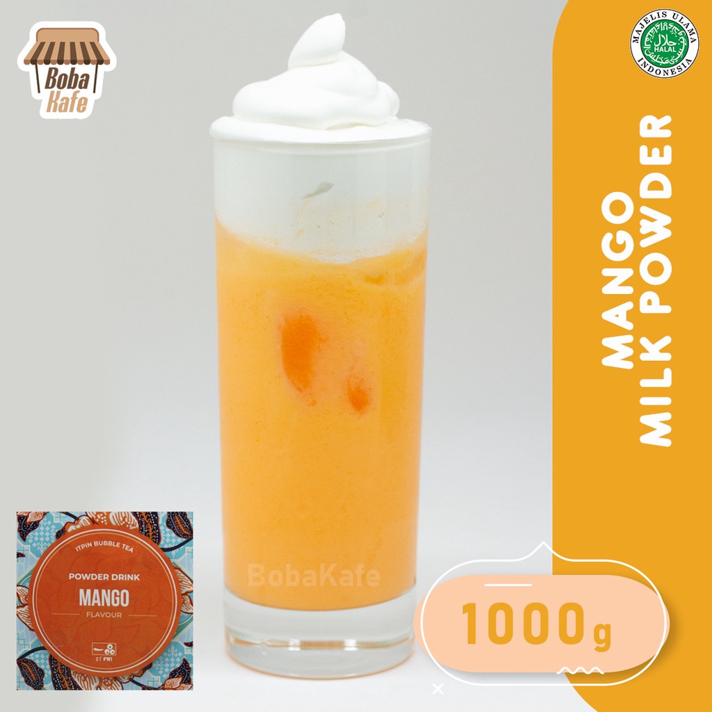 Mango Flavored Drink Powder - Mango Milk Powder 1000gr (ITPIN Brand ...