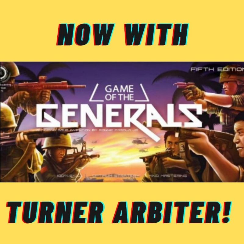 GAME OF THE GENERALS AUTHENTIC Boardgame Fifth Edition with Arbiter ...
