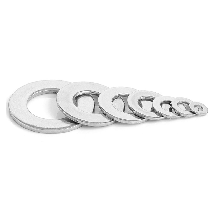 5 10 20 50 100pcs Gb97 A2 304 Stainless Steel Flat Washer Plain Gasket
