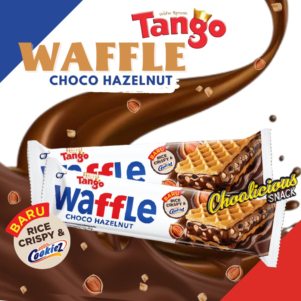 Tango Waffle Choco Hazelnut @ 25 grams (1 box contains 13 pcs / 1 ...