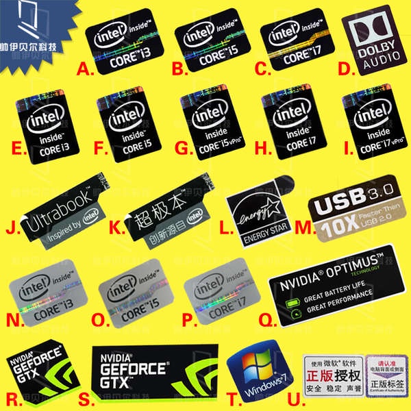 New Original Black Gray CPU 2 3 4 5th Generation i3i5i7 Energy Star ...