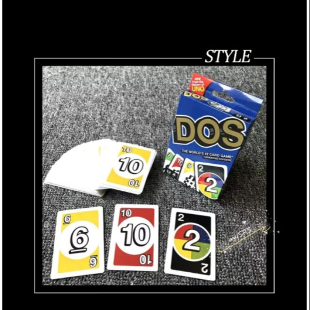 UNO DOS PLAYING CARD GAME (Ready stock) | Shopee Philippines