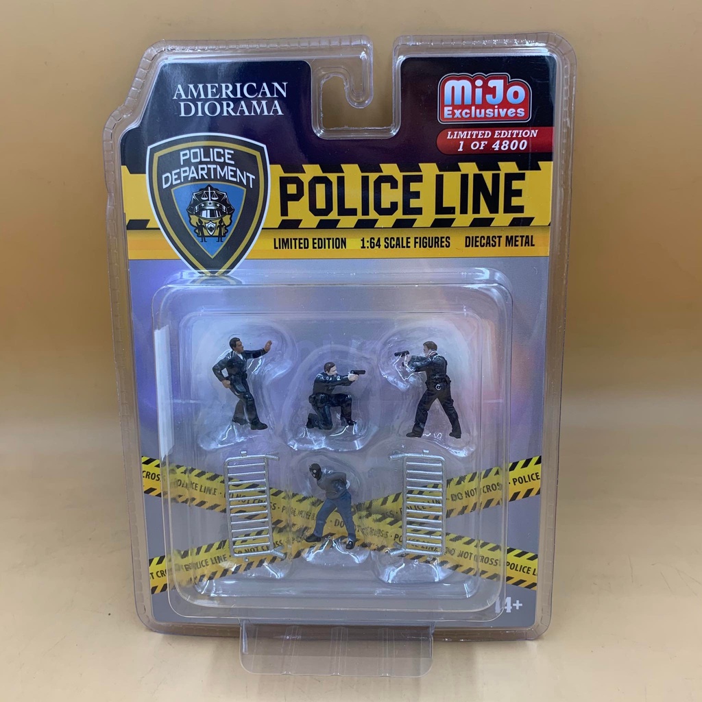 American Diorama 1/64 Scale Police Line - Set Figurine | Shopee Philippines
