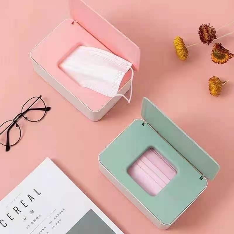 Mask Storage Box ,Tissue Box Style, Wetwipes & Face Mask Box Dispenser ...