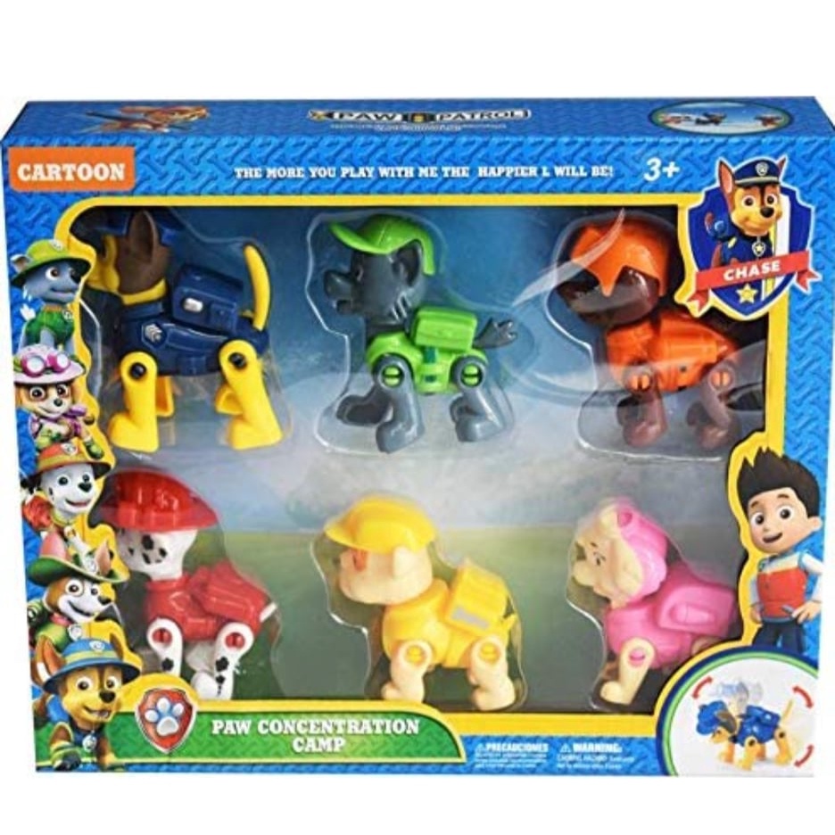Paw Patrol Concentration Camp with Accessories Set of 6 Pups and Their ...