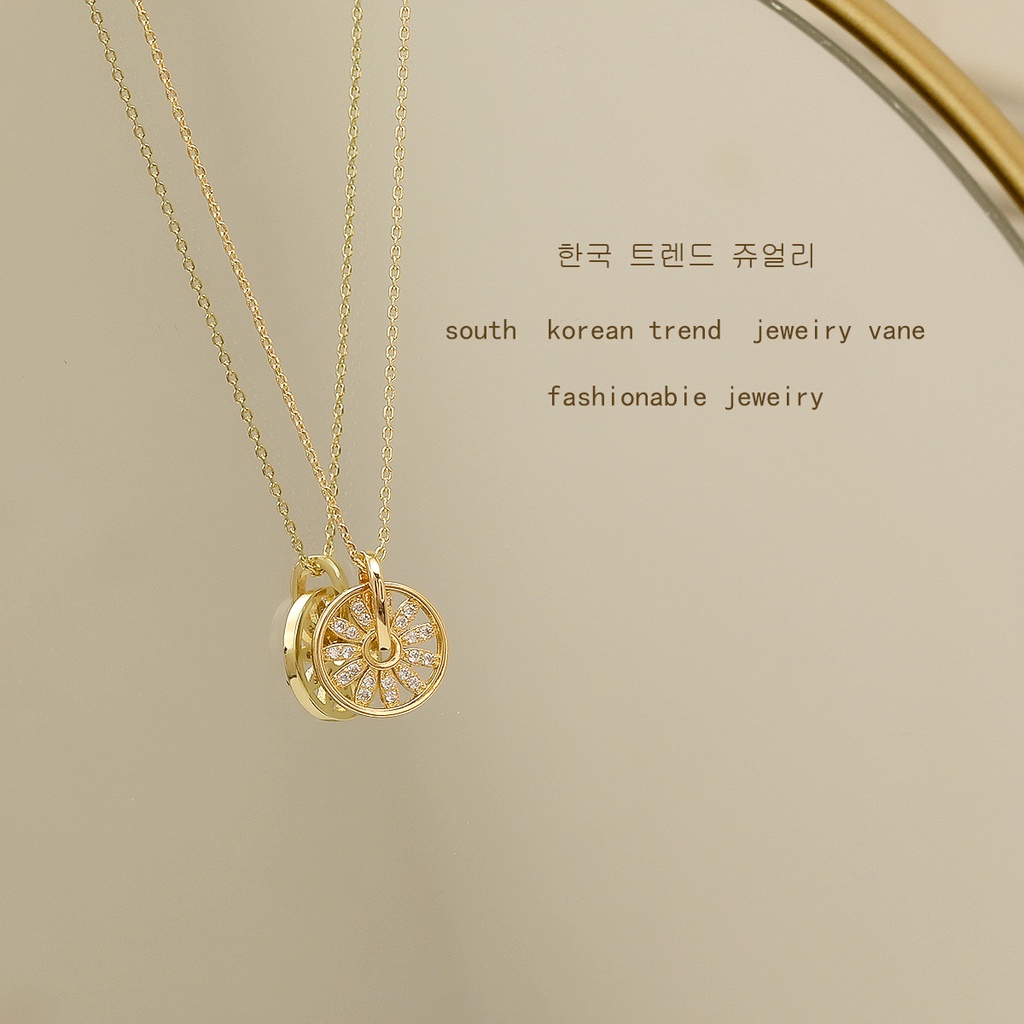 Seagloca Ladies Collarbone Necklace Flash Zircon Fashion No 8 | Shopee ...