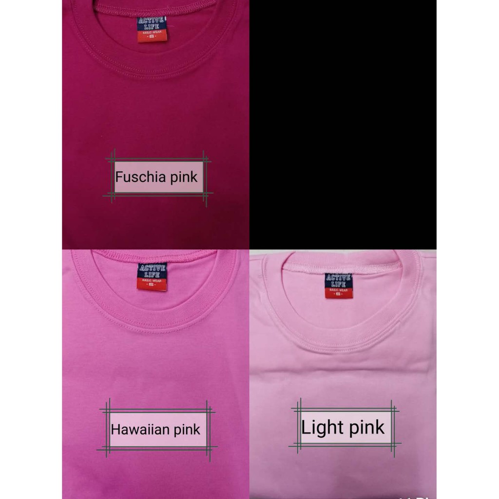 Active Life RoundNeck For Adult (UNISEX) (COLORED) | Shopee Philippines