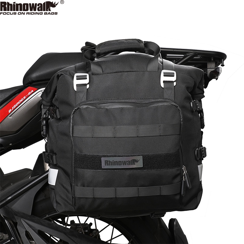 Rhinowalk Quick- Release Motorcycle saddle bag 20L Waterproof ...