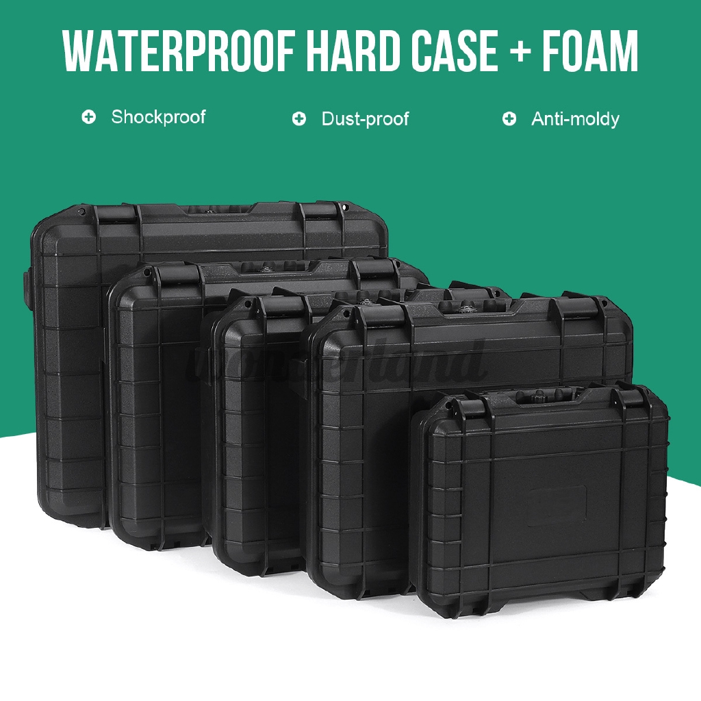 5 Sizes Waterproof Storage Box Camera Photography Equipment Protective ...