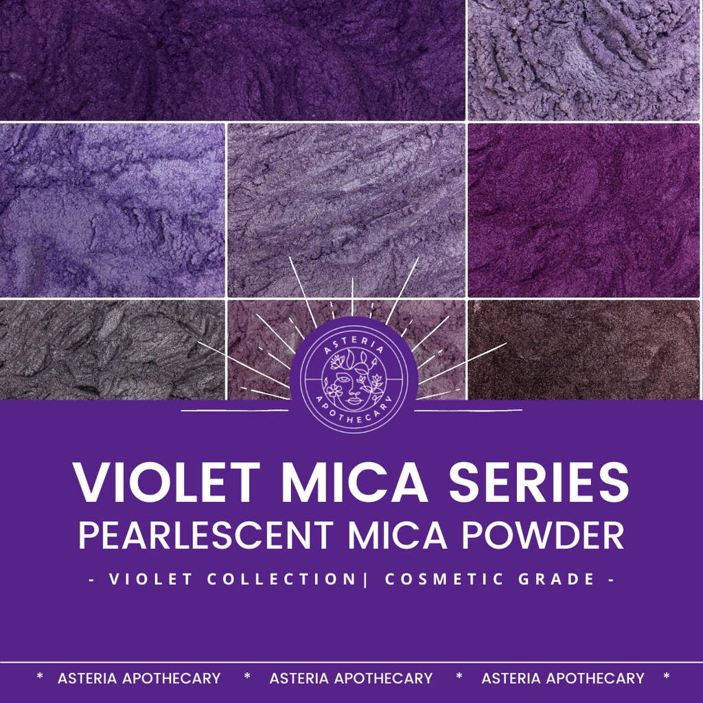 Mica Colorant | "Violet Mica Series" | Cosmetic Grade | Soap | Resin ...