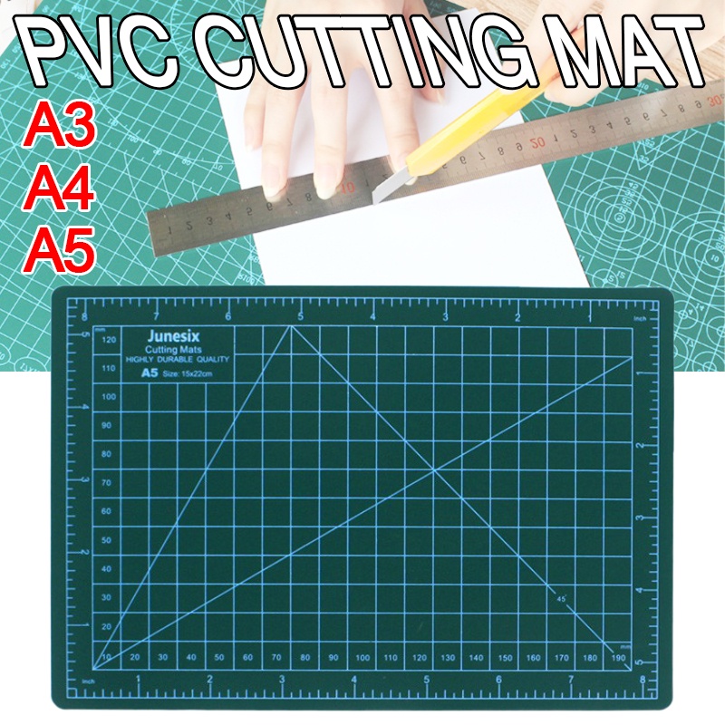[Spot] A3 A4 A5 PVC Cutting Mat Double-sided Patchwork Cut Pad Manual Diy Model Tools Stationery ...