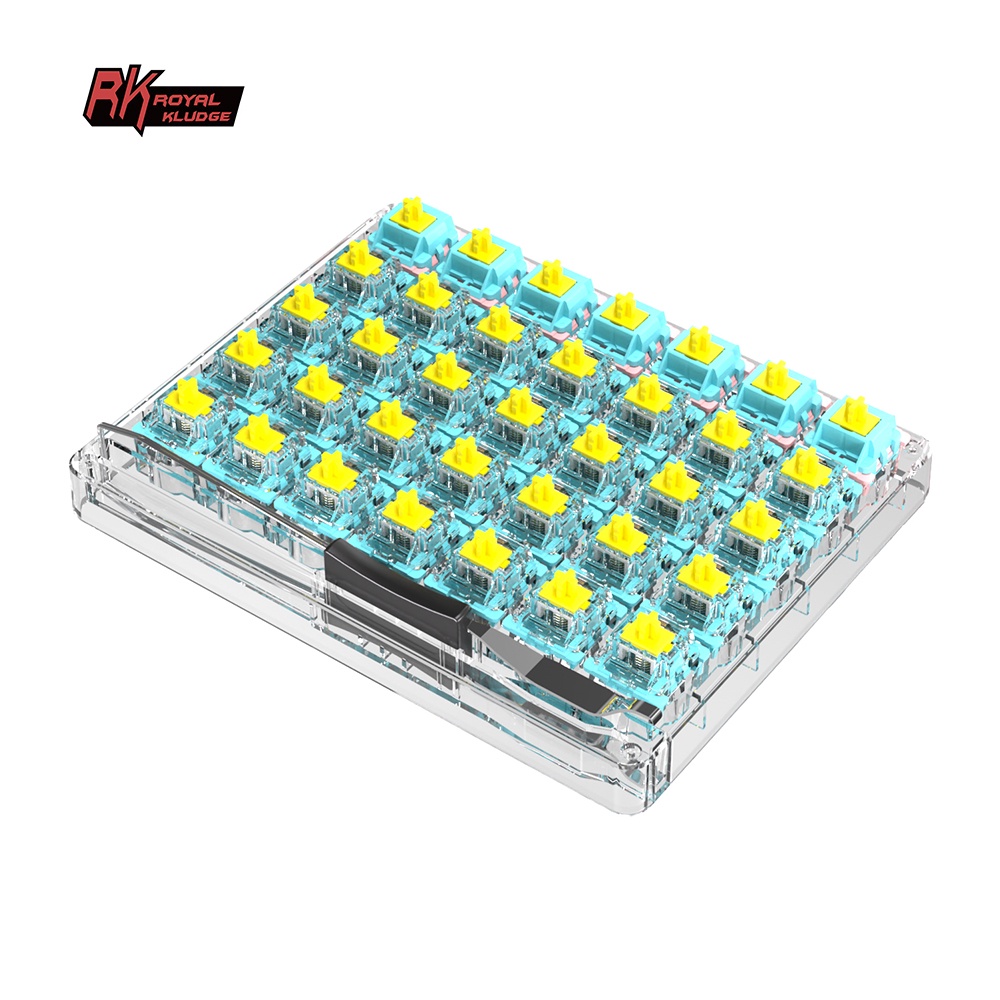 RK ROYAL KLUDGE Mechanical Keyboard Switch 3 Pin Clicky Linear Tactile ...