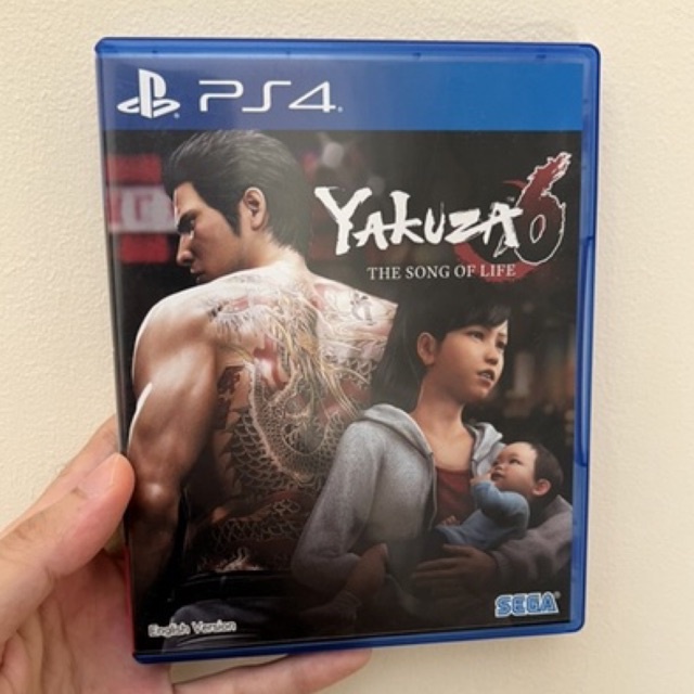 Cassette Yakuza 6 Region 3 Asia The Song of Life PS4 Yakuza6 Playstation 4 ps 4 bd game cd ps5 ...