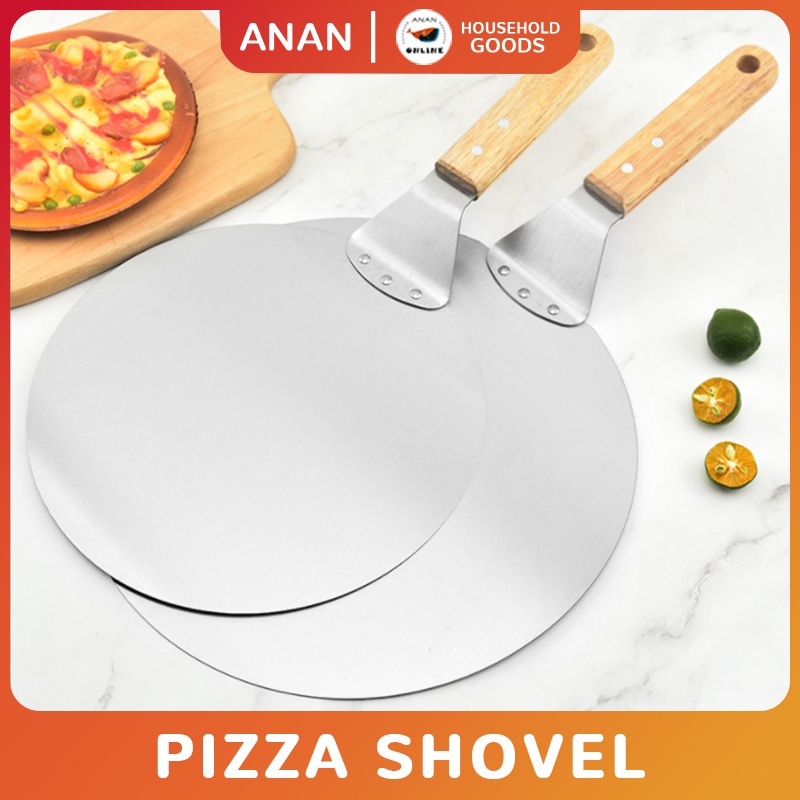 12inch Stainless Pizza Shovel Pizza Peel Handle Bakers Cake Lifter ...