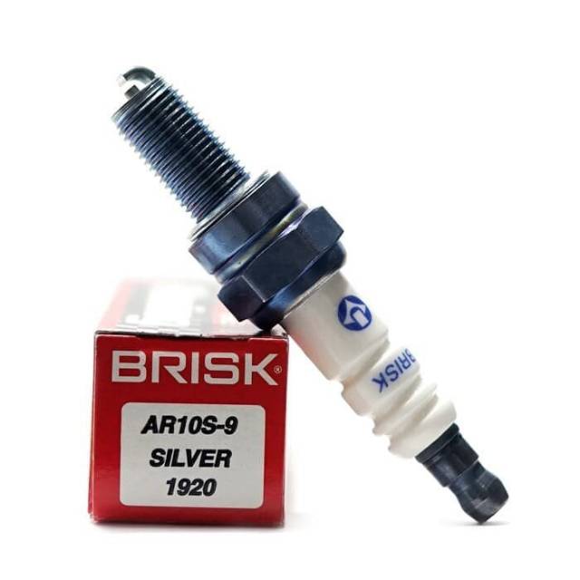 Brisk ORIGINAL SILVER Spark Plugs Bajaj PULSAR 135 180 200 NS 220 XCD ...