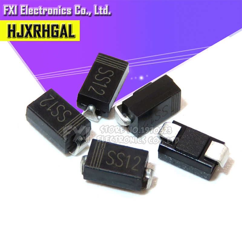 100pcs SMA 1N5817 IN5817 smd 1A 20V do-214ac Schottky diode ss12 New ...