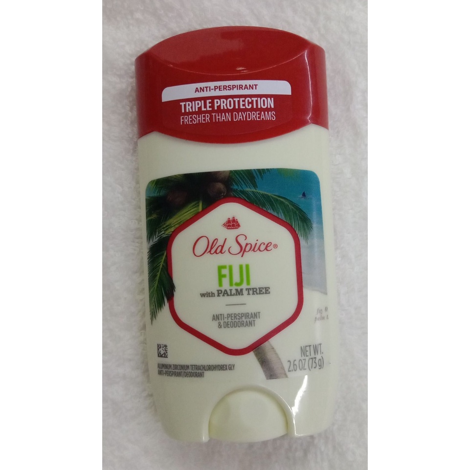 OLD SPICE FIJI with PALM TREE ANTI-PERSPIRANT & DEODORANT NET WT 2.6oz ...