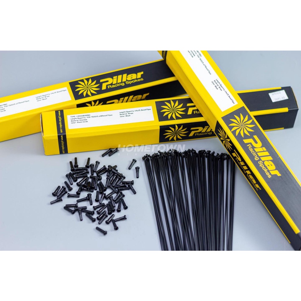 Pillar Racing Spokes with Brass Nipples 72pcs | Shopee Philippines
