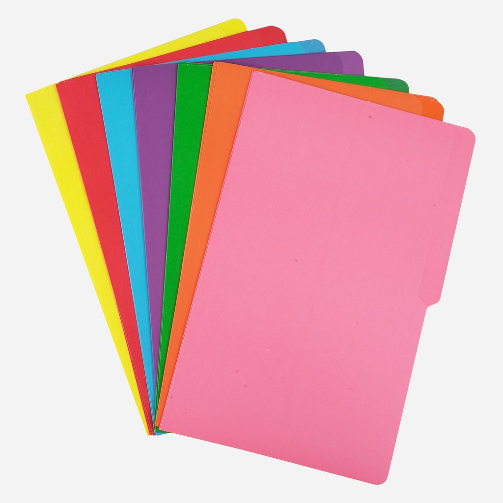 Plain and Colored Folder by 5's | Shopee Philippines