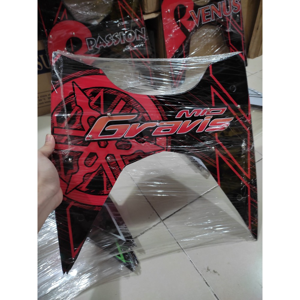 Yamaha Mio Gravis v1 2019-2022 Fiber Matting Grid Lines Design w ...