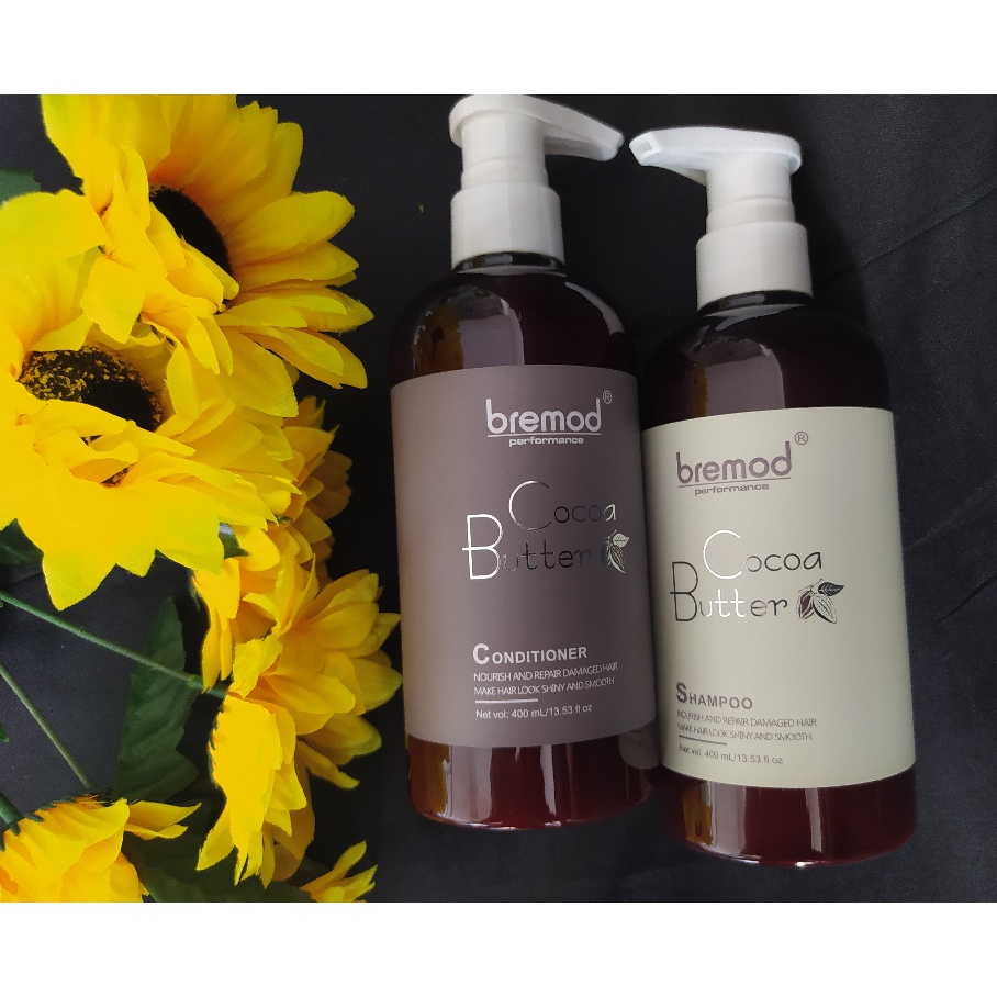 1Set Authentic Bremod Cocoa Butter Shampoo/Conditioner Nourish and ...