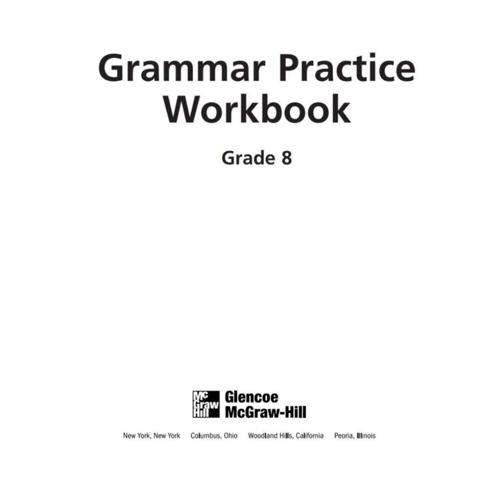 Grade 8 Grammar Practice Workbook Shopee Philippines