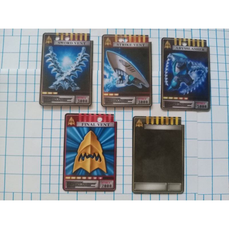 Kamen raider Ryuki Adventure card(abyss) | Shopee Philippines