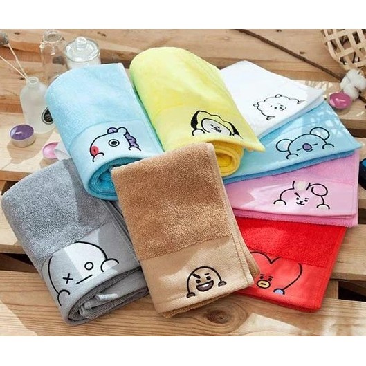 BTS BT21 x Line Official Goods - Bath Towel | Shopee Philippines
