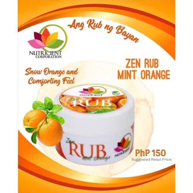 Zen Rub (Mint Lavender, Mint Green, Mint Orange, Mint Berry) | Shopee ...