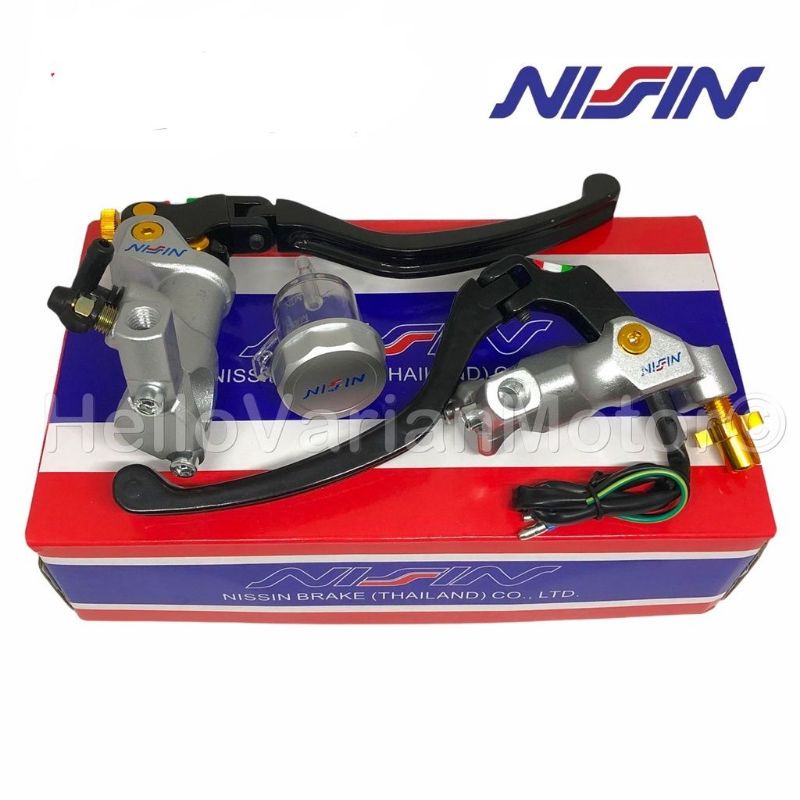NISSIN BRAKE MASTER SET CNC (wth side mirror holder) | Shopee Philippines
