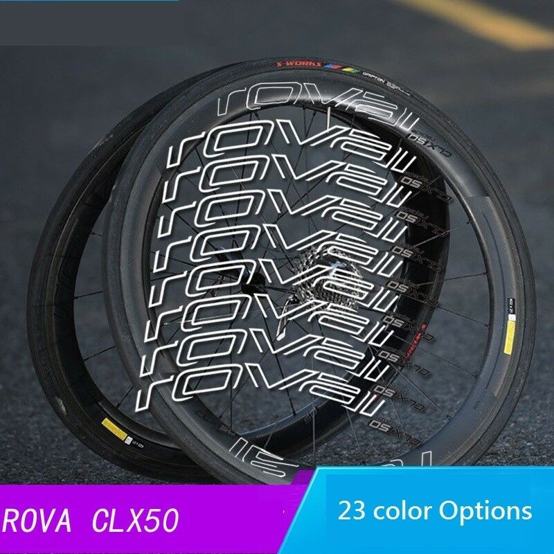 8x Roval CLX 50 Stickers Set for Two Carbon Wheels Road Bike C / Disc ...