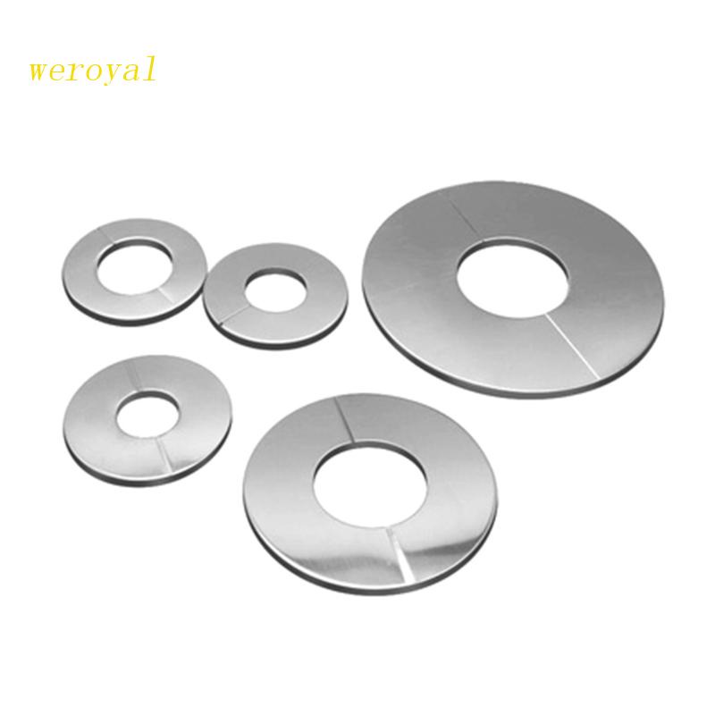 weroyal Stainless Steel Split Round Escutcheon Plate Wall Split Flange ...