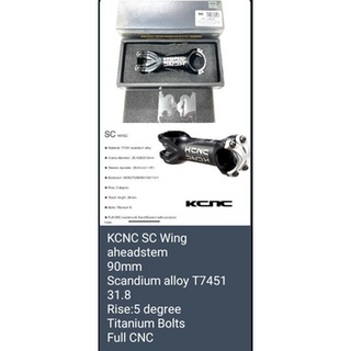 Lightweight KCNC Scandium Cockpit Parts & AL7075 Titanium bolts (Stem/Handle Bar/Seatpost ...