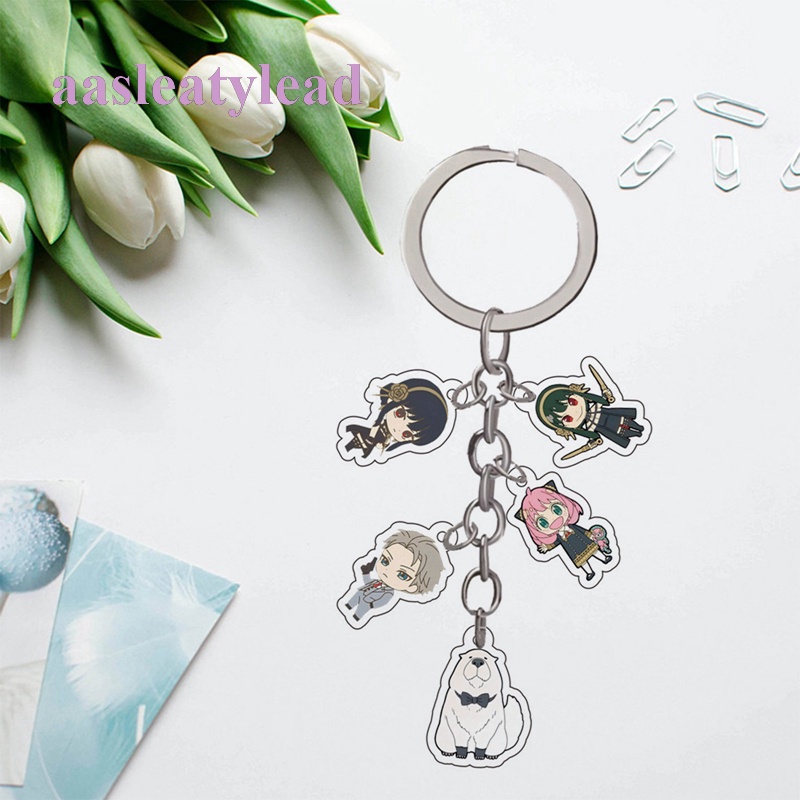 Aasleaty Acrylic Keychain Spy X Family Anime Figure Twilight Loid ...
