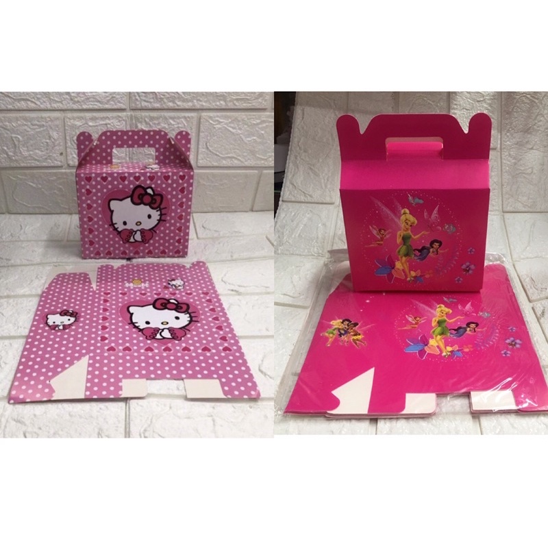 1Dozen HelloKitty/tinkerbell loot box (12cm*15cm*6cm) | Shopee Philippines