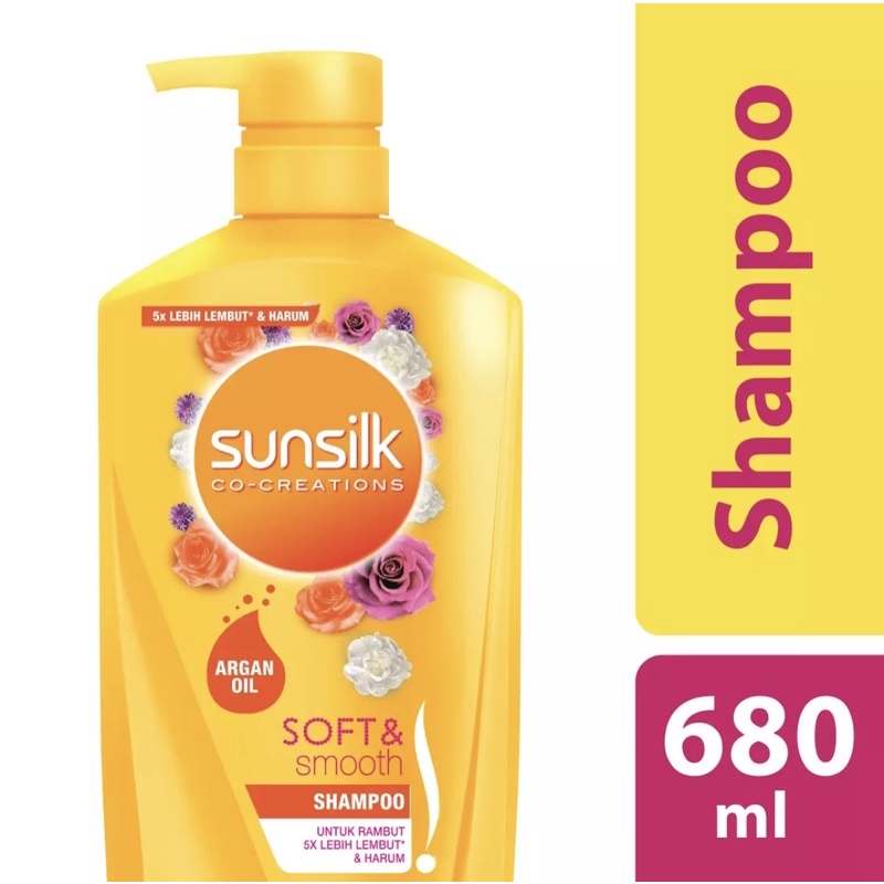 Sunsilk shampoo 650ml/shampoo sunsilk soft Yellow 650ml | Shopee ...