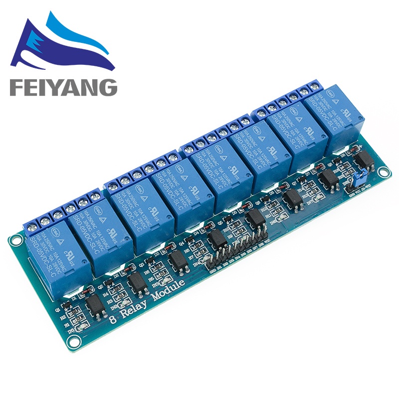 5V 1 2 4 8 channel relay module with optocoupler Relay Output 1 2 4 8 way relay module In stock ...