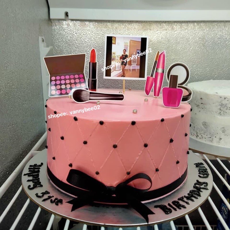Make Up Kit Cake Topper for Birthday Debut Cake | Shopee Philippines