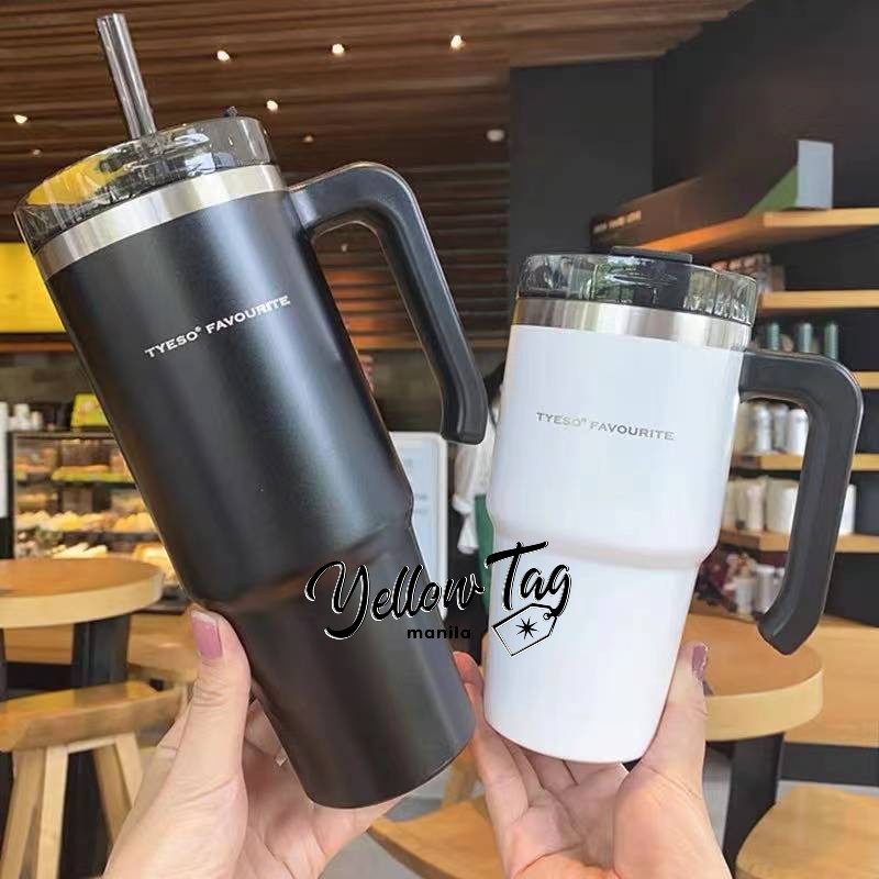 ⚡ORIGINAL Tyeso "OLIVIA" Vacuum Insulated Tumbler with Straw and Handle water bottle jug ...