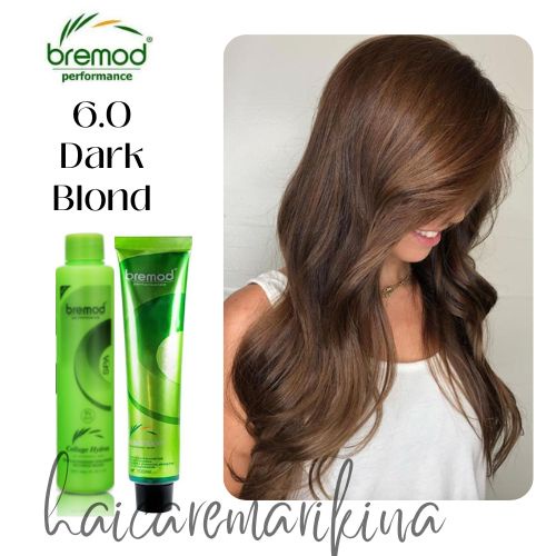 6.0 DARK BLOND Bremod Hair Color - With Oxidizer Set | Shopee Philippines
