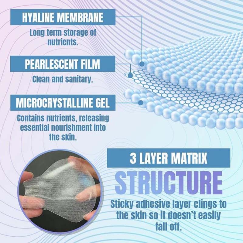 1PCS HUNMUI Condensed Water Microlite Nasolablal Folds Facial Mask 1PC ...